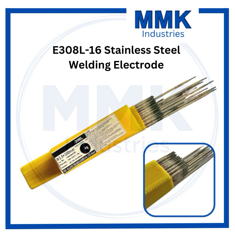 E308L-16 Stainless Steel Welding Electrode (5pc/1kg) Rod mata welding | Shopee Malaysia