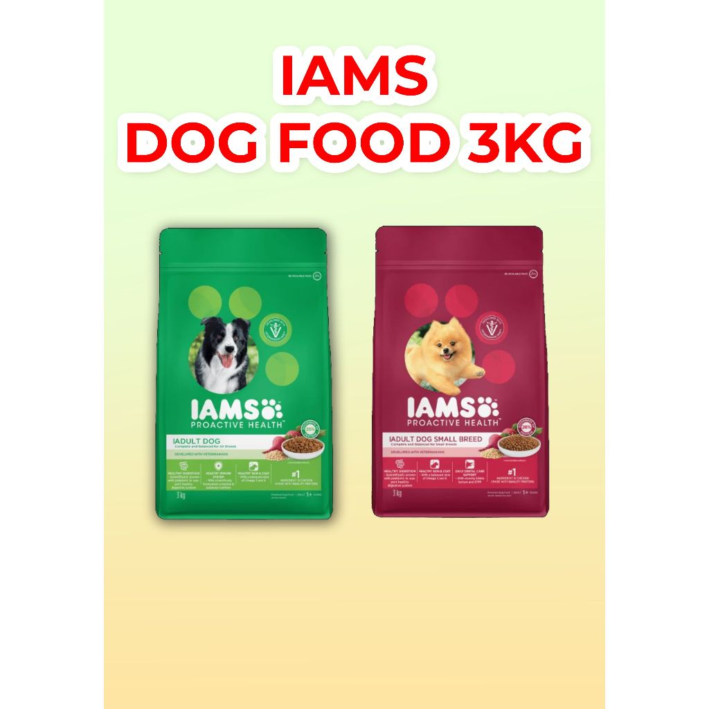 IAMS Dog Dry Food for pet Dogs 3kg 宠物狗干粮 3公斤 | Shopee Malaysia