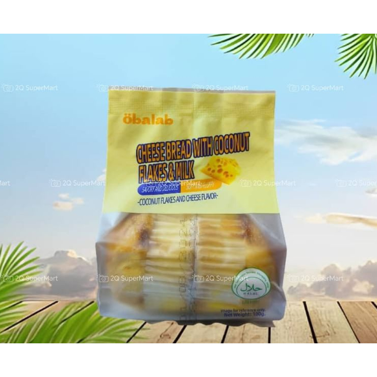 OBALAB CHEESE ROTI DNG COCONUT FLAKE & MILK [CHEESE BREAD]-1 PCS ...