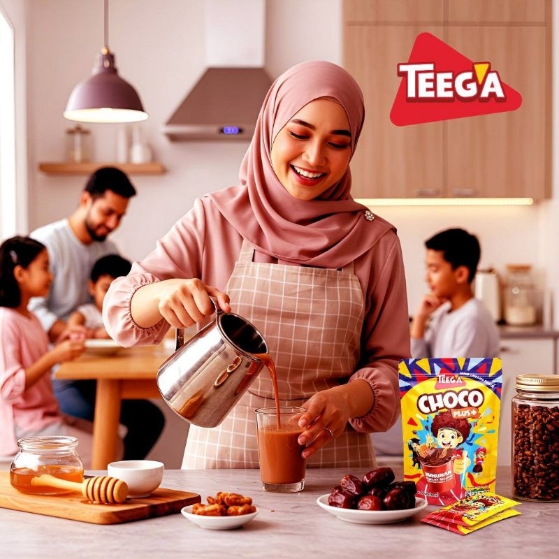 Teega Drink Viral / Choco Plus+ / Coffee Plus+ | Shopee Malaysia