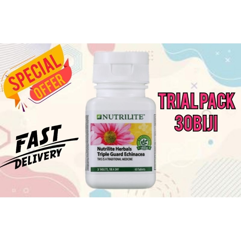 NUTRILITE Triple Guard Echinacea 30biji (trail pack) | Shopee Malaysia