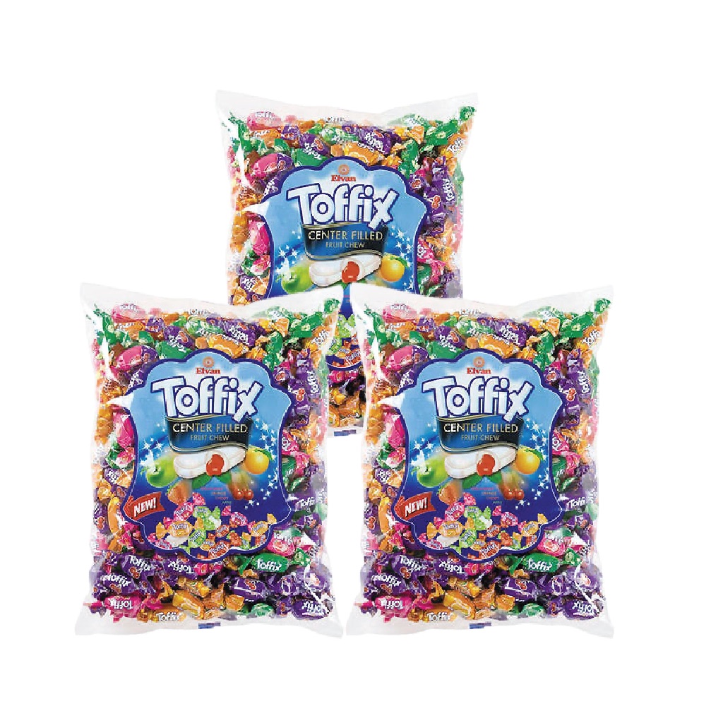 Toffix Mix with Cherry, Orange, Watermelon,Pineapple & Apple Flavor 3 ...