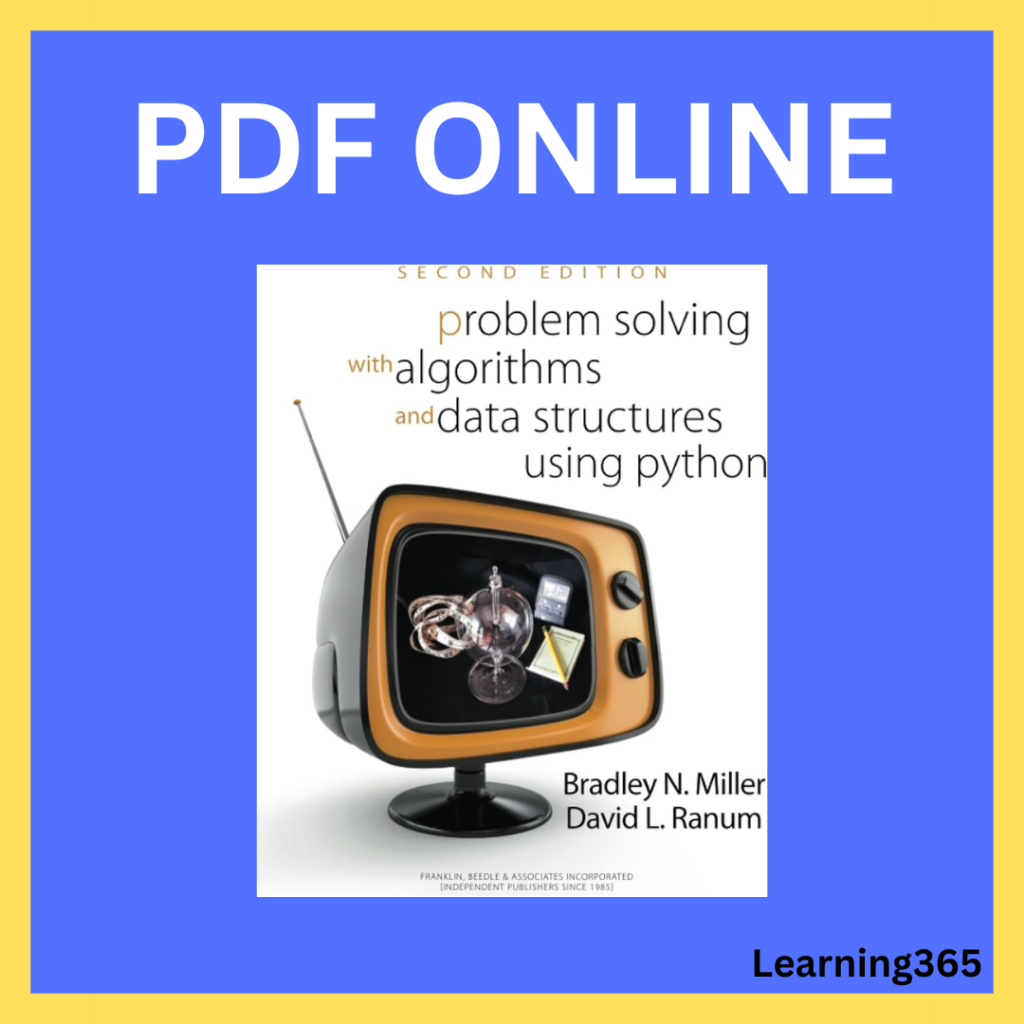 Problem Solving With Algorithms And Data Structures Using Python Second