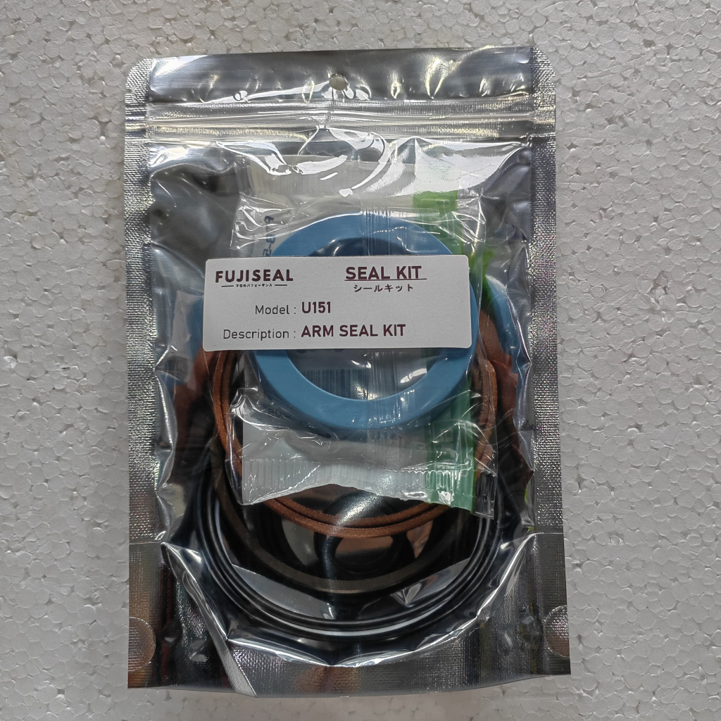 Excavator U151 Cylinder Seal Kit (Arm: U Seal 80mm, Boom: U Seal 70mm ...