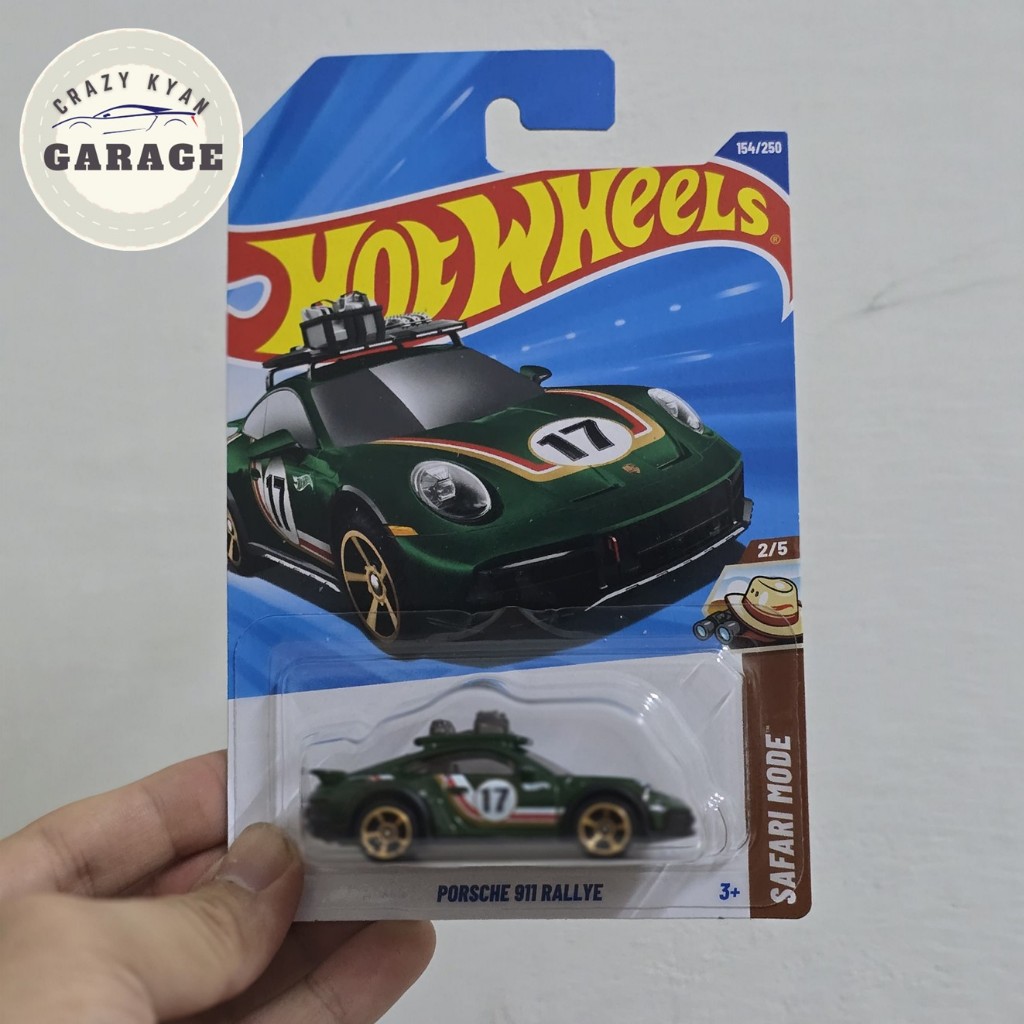 Hot Wheels Porsche 911 Rallye British Green RTH Diecast Toys Car for ...