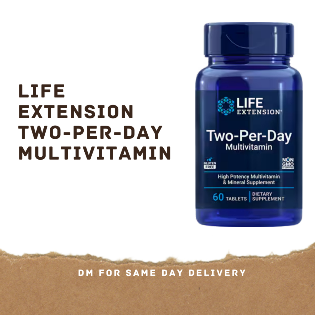 LIFE EXTENSION TWO-PER-DAY MULTIVITAMIN | Shopee Malaysia