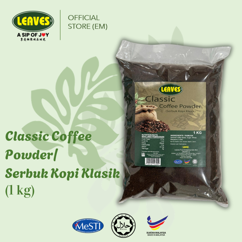 LEAVES Classic Coffee Powder (Serbuk Kopi Klasik) - 1KG | Shopee Malaysia