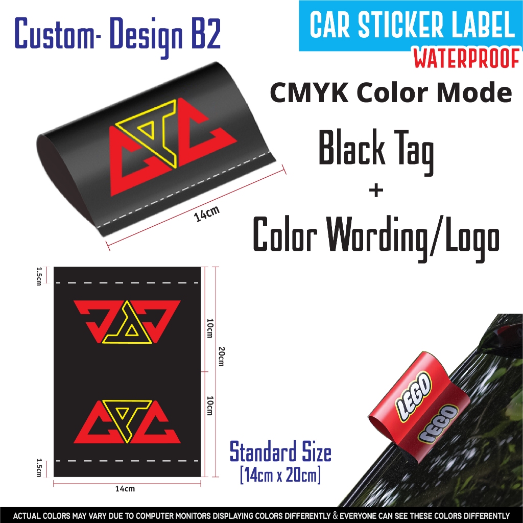 Car Trunk Door Label Exterior Decoration Label Motorcycle Waterproof ...