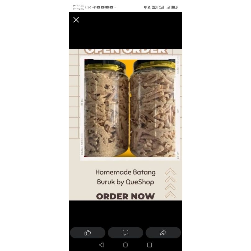 Kuih Raya Batang Buruk Balang Besar 2025 | Shopee Malaysia