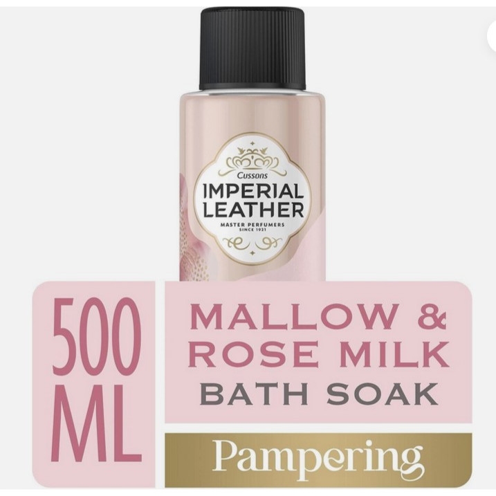 Imperial Leather Bath Soak, Mallow Rose Milk, Rich Bubble Bath 500ml ...