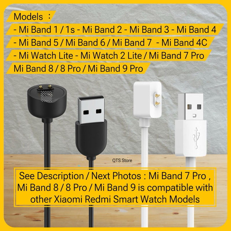 OEM CABLE Xiaomi Mi Band 8/9 7 Pro 1 2 3 4 5 6 7 4C Mi Watch 2 Lite USB ...
