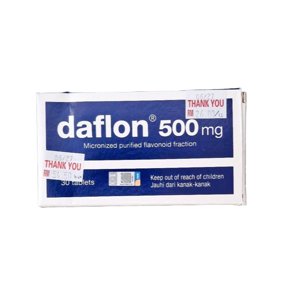 Daflon® 500mg Tablets (15 Tablets/1 STRIP) | Shopee Malaysia