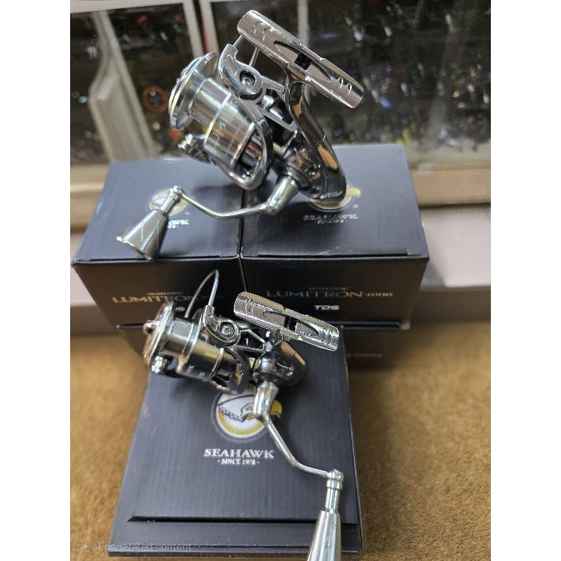 SEAHAWK LUMITRON FULLY HARD + CHROME BODY SPINNING FISHING REEL (2025 ...