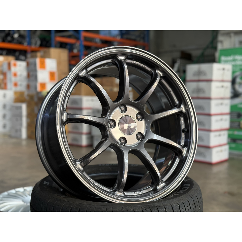 NEW 18X8.5J Enkei PF09 Japan Rim (set of 4) Silver 5X112 for Golf MK6 ...