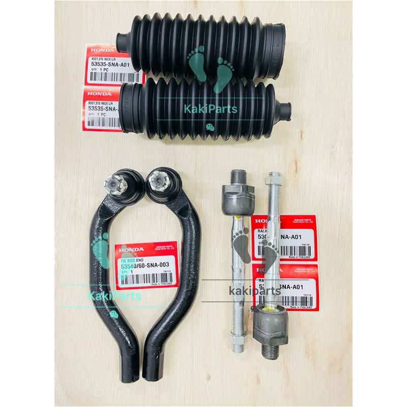 HONDA CIVIC SNA 1.8 (FD) (1 SET) TIE ROD END, RACK END, STEERING BOOT ...