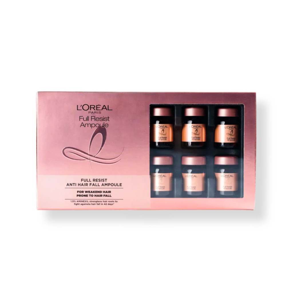 Loreal Elseve Full Resist Anti Hair Fall Ampoule 6mlx10 | Shopee Malaysia