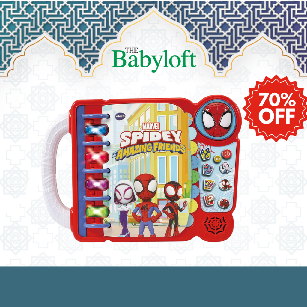 VTech Spidey and his Amazing Friends Spidey Learning Book | Shopee Malaysia
