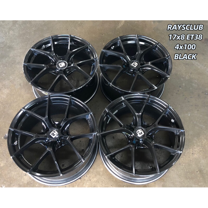 USED RIM RAYSCLUB 17 INCH FOR MYVI ALZA WIRA VIOS YARIS JAZZ CITY HONDA ...