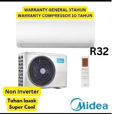 Midea Extreme Non Inverter R32 | Shopee Malaysia