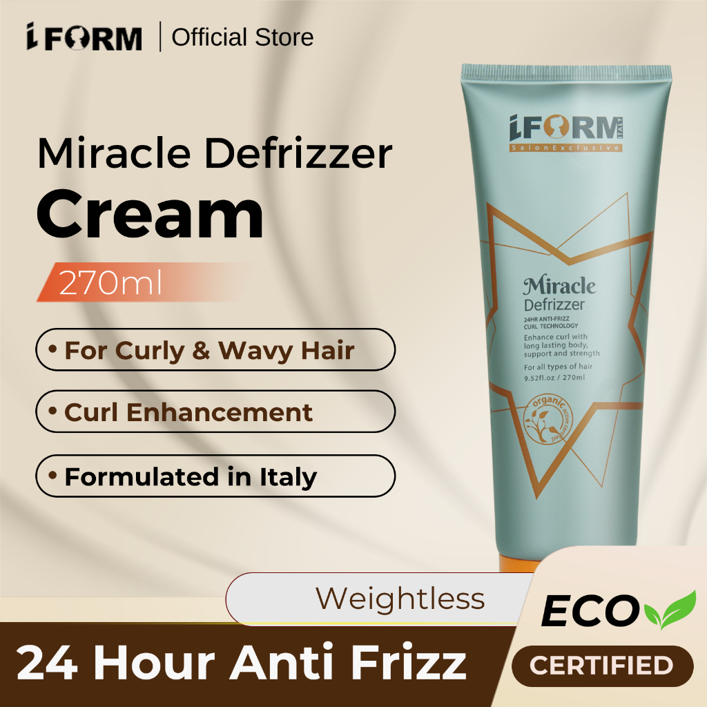 IFORM Miracle Defrizzer Curl Hair Cream (270ml) | Shopee Malaysia