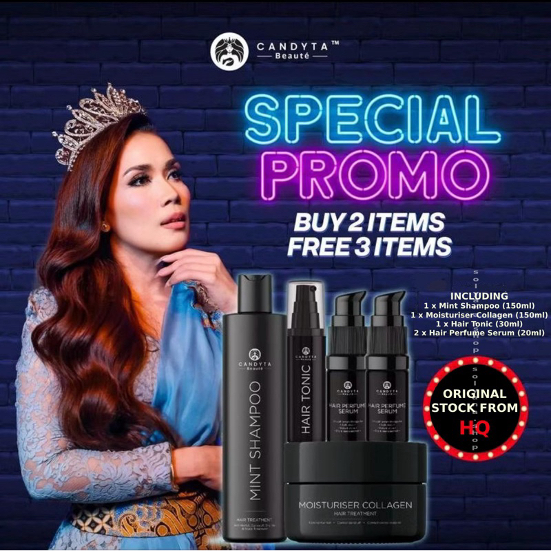 [SG SELLER] FULL SET Candyta Hair Treatment Set - 5items DIRECT HQ ...