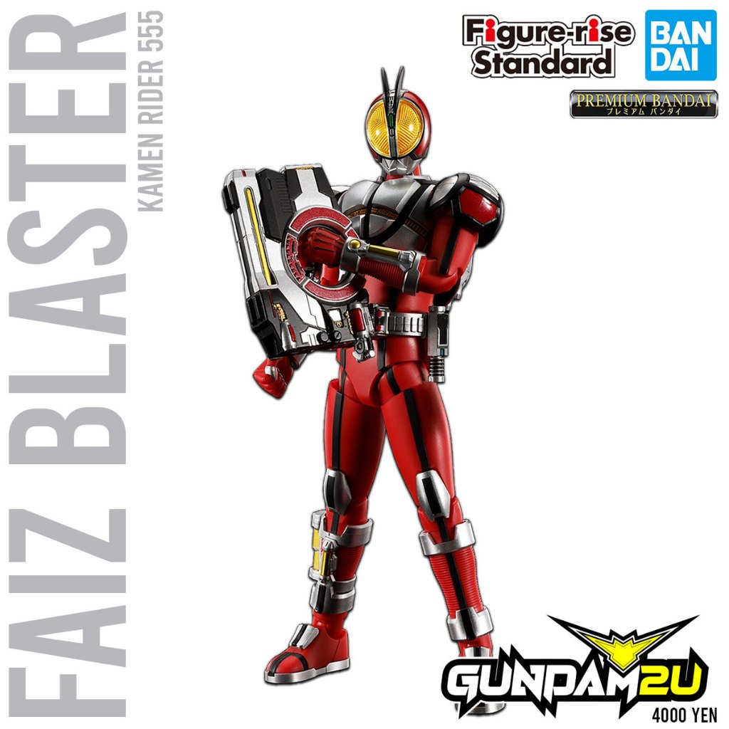 P-BANDAI FRS Kamen Rider Faiz Blaster Form - Figure-rise Standard ...