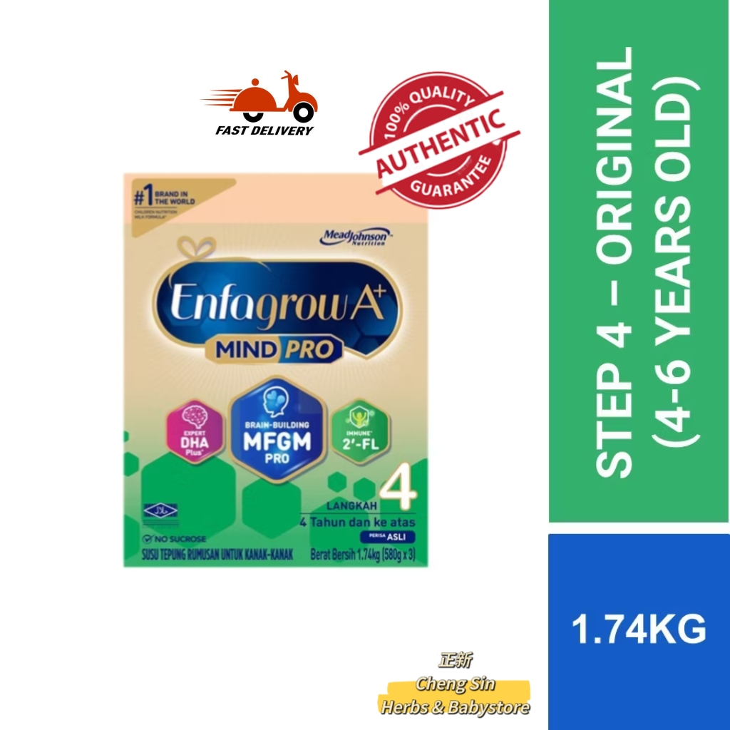 Enfagrow A+ Step 4 Original/Vanilla 1.74kg EXP:ORI 10/26 VAN 7/25 ...