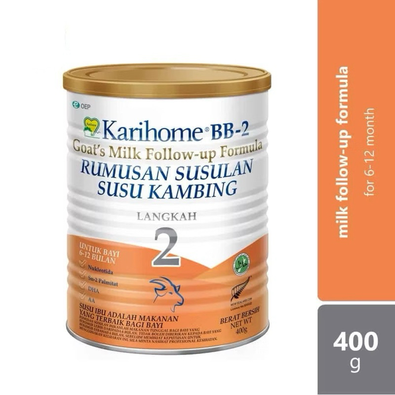 Karihome Goat Milk Follow-Up Formula Step 2 (400g) Exp 2027 | Shopee Malaysia