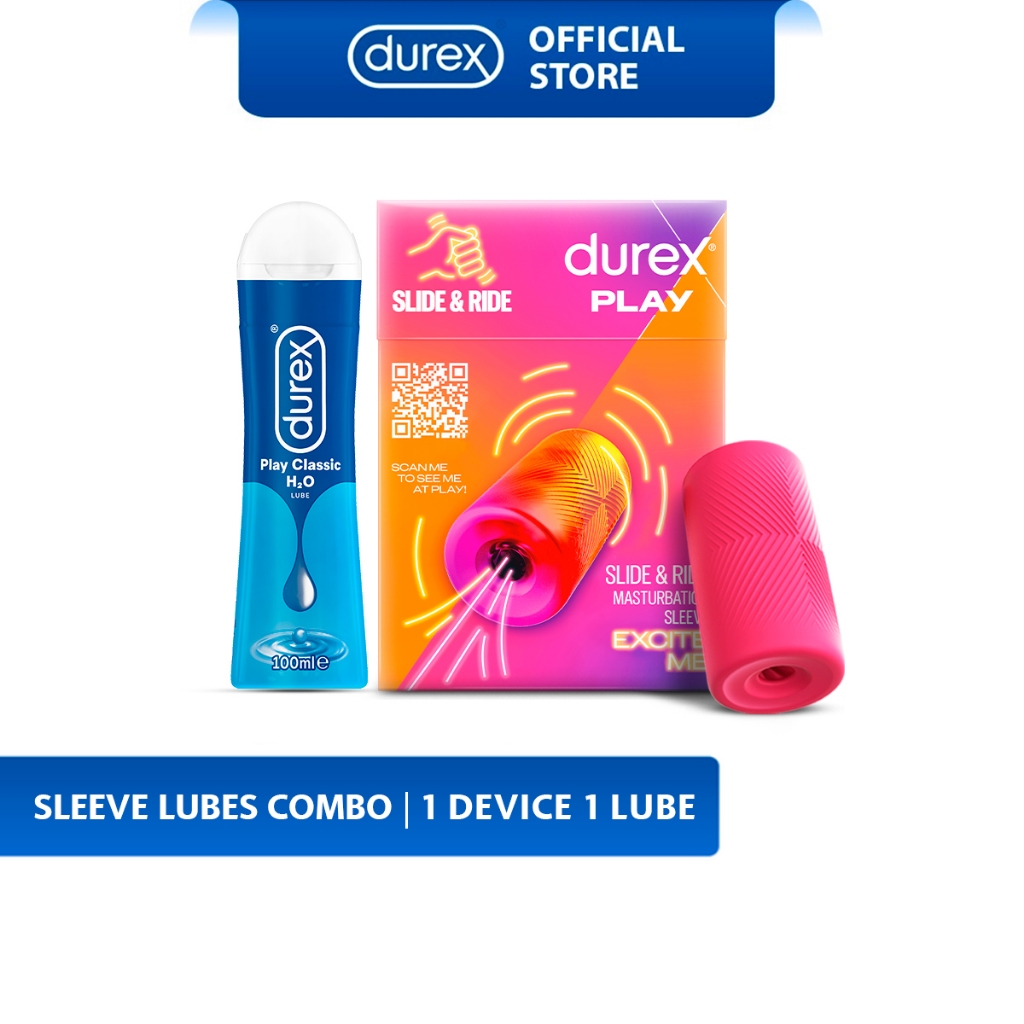 [Toy - Sleeve lubes] Durex Play Masturbation Sleeve Toy + Durex Classic Lube 100 ML For Men ...