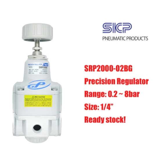 SRP2000-02BG SKP Precision Regulator 0.2~8Bar 1/4" | Shopee Malaysia