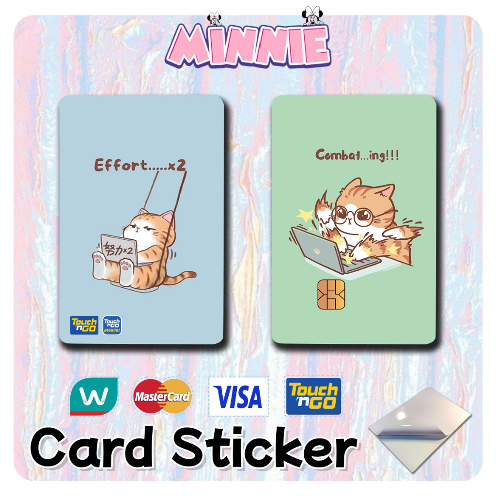 [ Meow Meow ] Touch n Go Card Sticker TNG NFC Card / Watsons Card ...