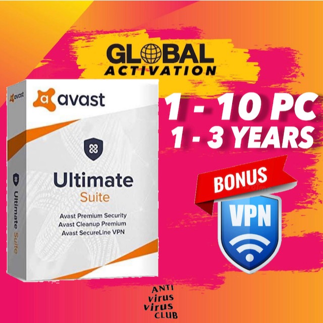 Avast Premium Security Ultimate Suite Antivirus Latest Version ORIGINAL ...