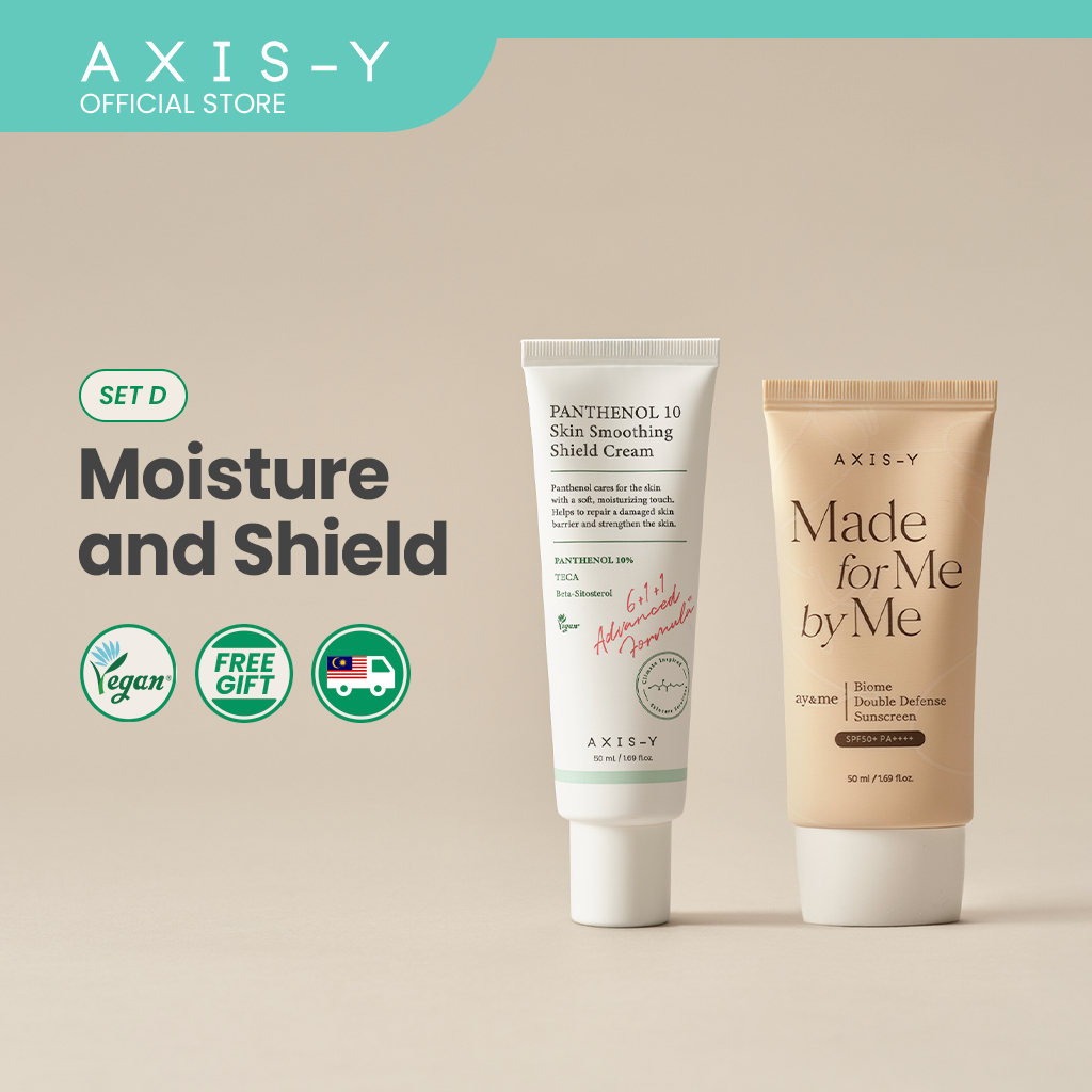 [AXIS-Y OFFICIAL] Moisture and Shield - Set D (Panthenol Cream 50ml ...