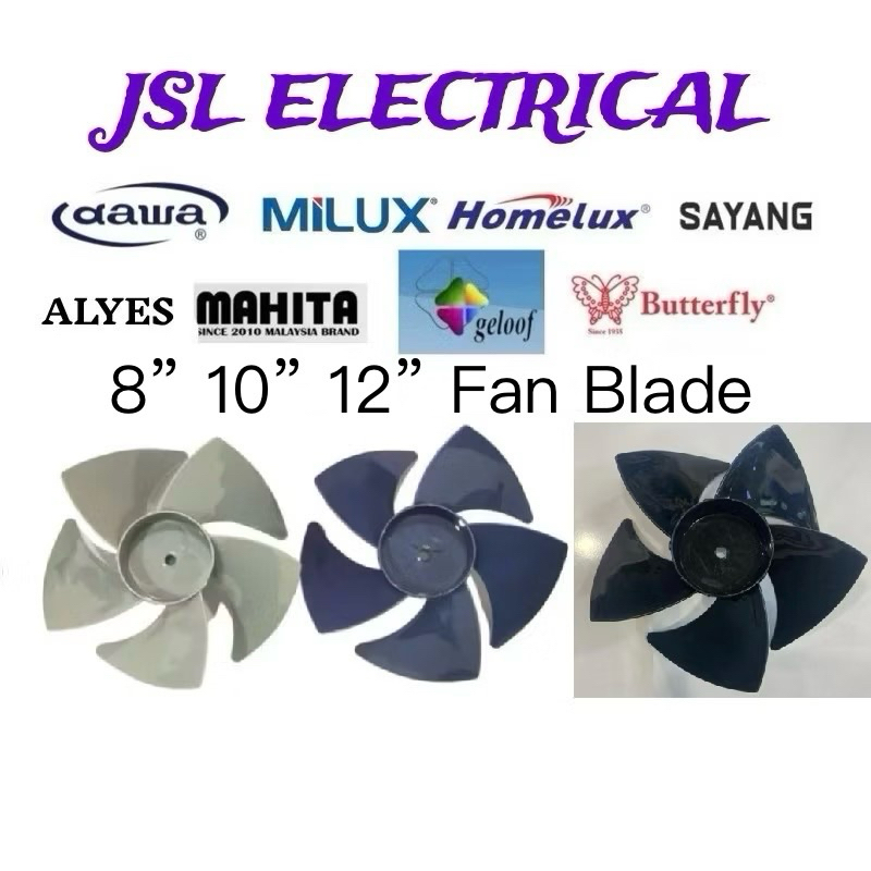 Original 8'' inch Fan Blade for Milux/ Butterfly/Geloof/Alyes /Dawa ...