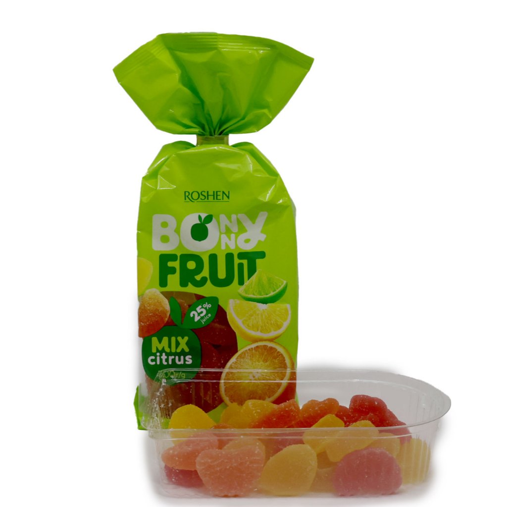 BONNY FRUIT ROSHEN MIX FLAVOURS JELLY CANDY 200G , 25% FRUIT JUICE | Shopee Malaysia