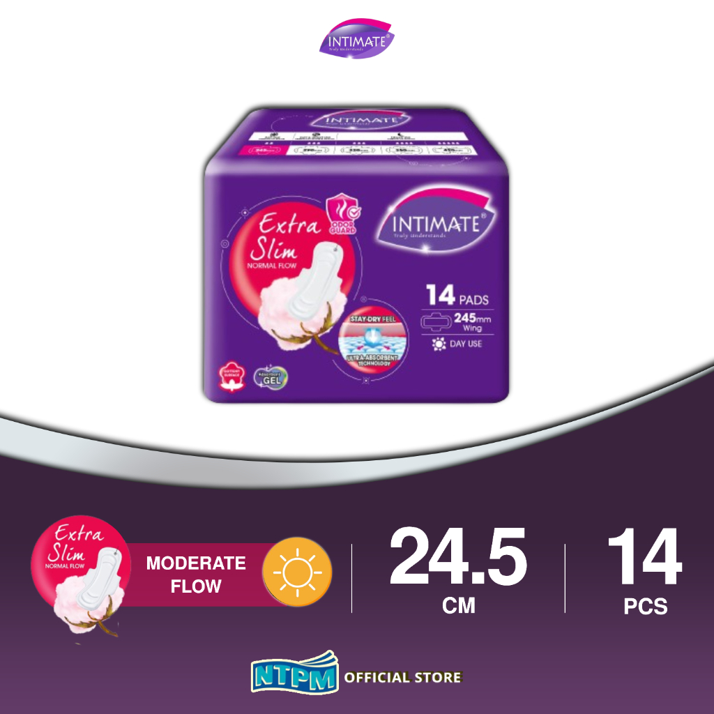 (P81) Intimate Extra Slim Day Wing 245mm (14's) | Shopee Malaysia