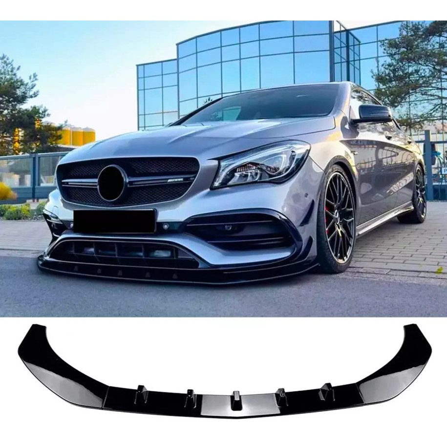Mercedes Benz W117 CLA Front lip facelift AMG line 2016-2019 CLA bumper ...