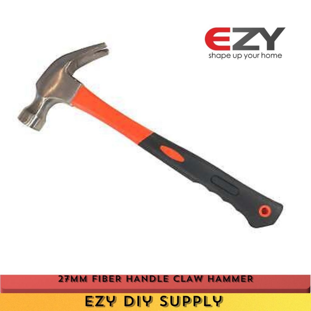 Heavy Duty Fiberglass Claw Hammer 27mm Tukul Besi | Shopee Malaysia