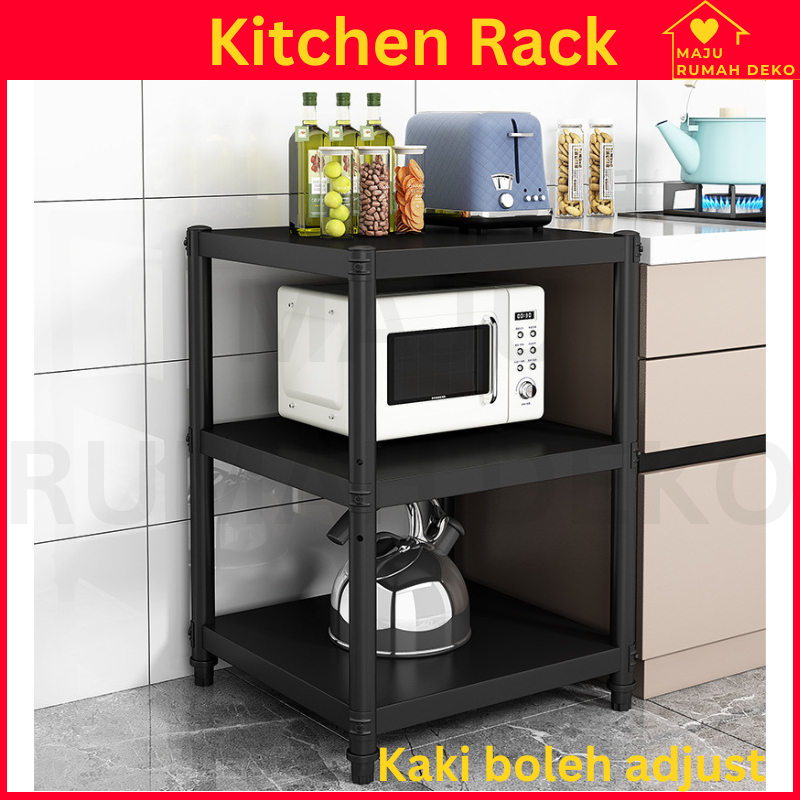 Maju 3 Layer Foldable Storage Rack Stand Coway Rack Home Tool Cart ...