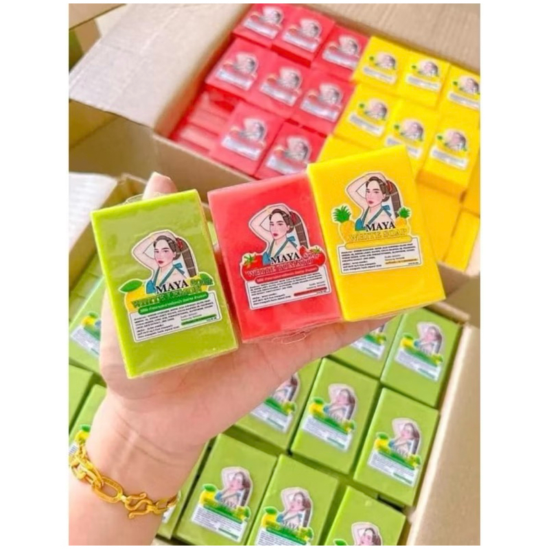 MAYA Whitening Soap 100% THAILAND | Shopee Malaysia