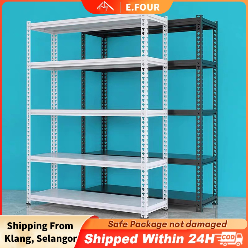 4/5 /6 Tier Adjustable Metal Boltless Rack Home kitchen Store Storage ...