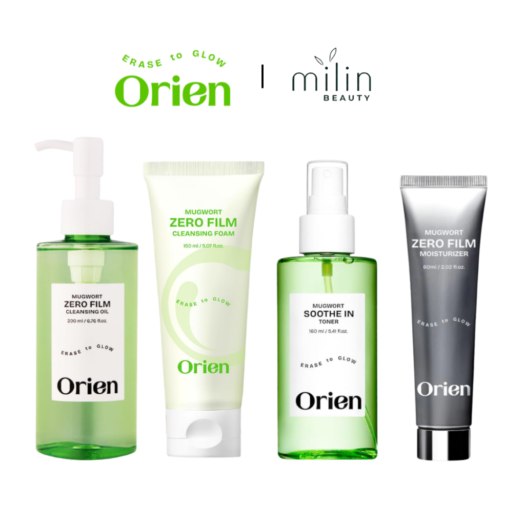 Orien Mugwort Zero Film Cleansing Foam 150ml/Cleansing Oil 200ml/Soothe ...