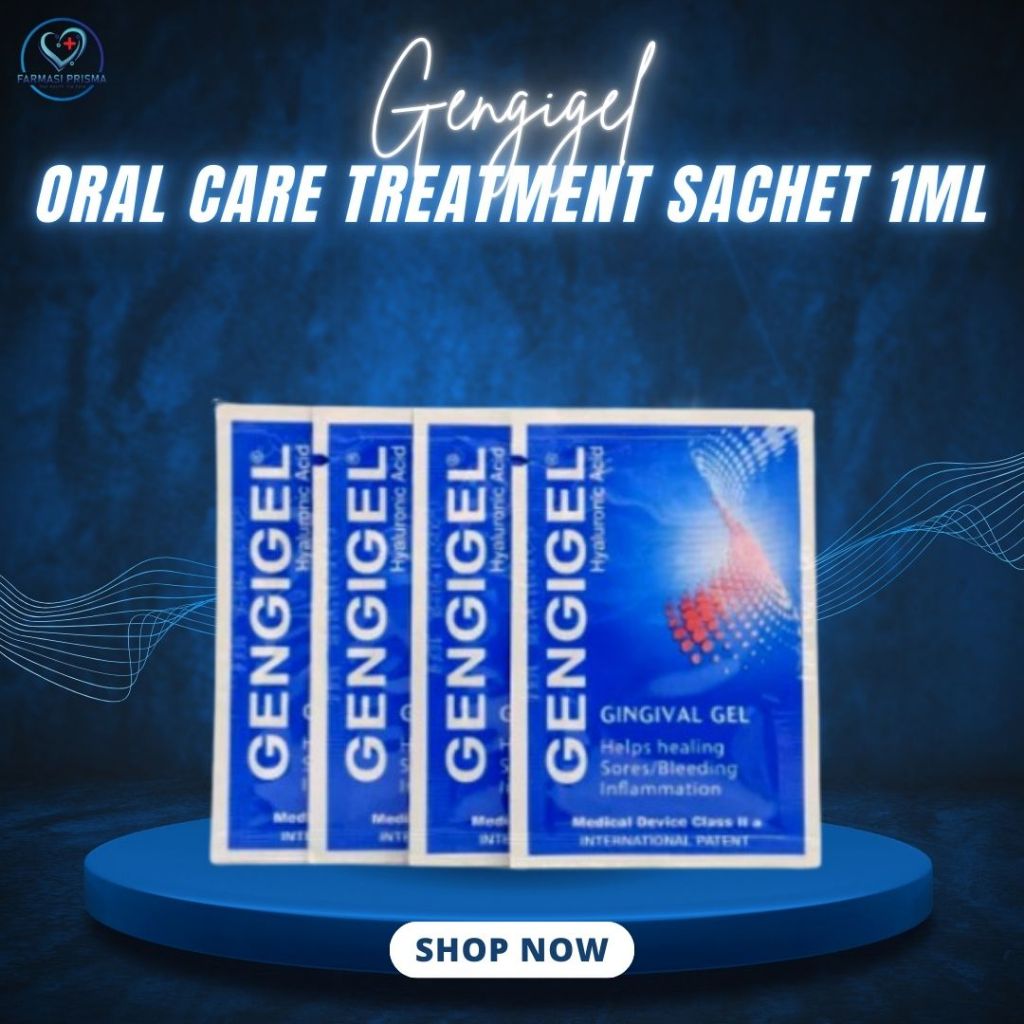 GENGIGEL SACHET 1ML 1'S / GUM INFLAMMATION / MOUTH ULCER / BLEEDING ...