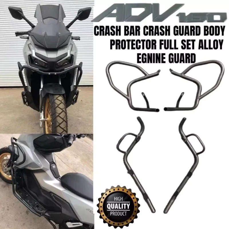 ADV160 Full Crash Bar V3 Heavy Duty ADV 160 Motorcycle Accessories ...
