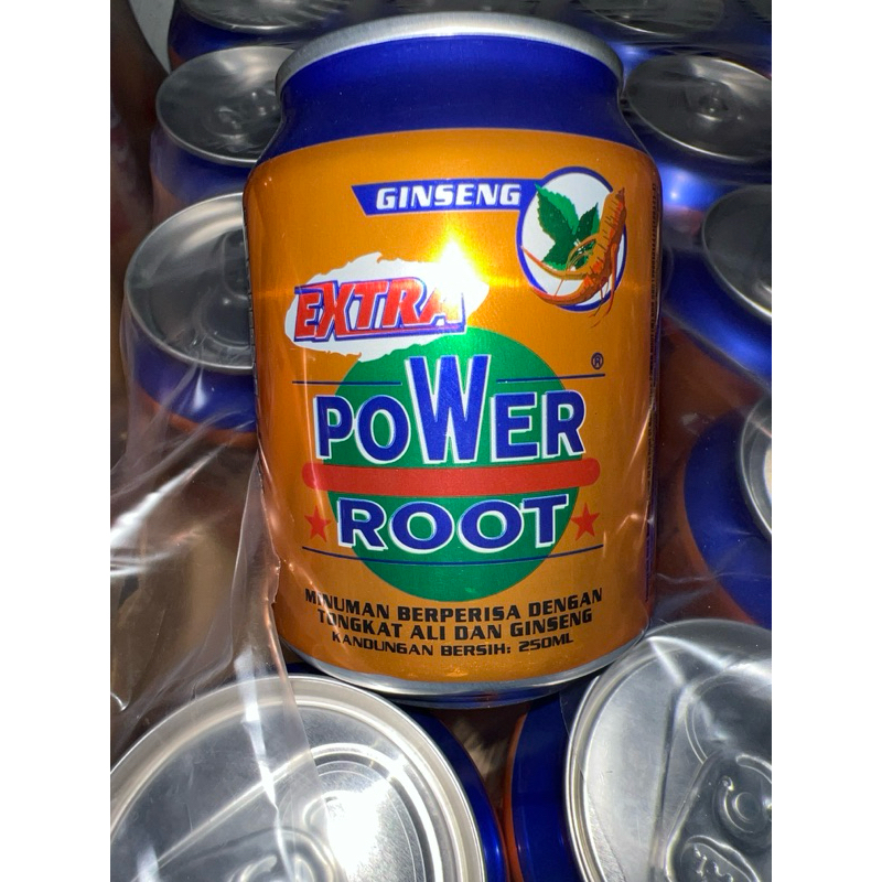 air minuman tin Power Root Ginseng 250ml | Shopee Malaysia