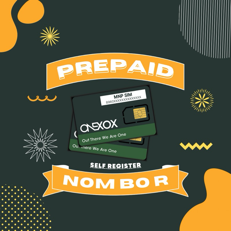 ONEXOX SIM KAD PRABAYAR (PREPAID) | Shopee Malaysia
