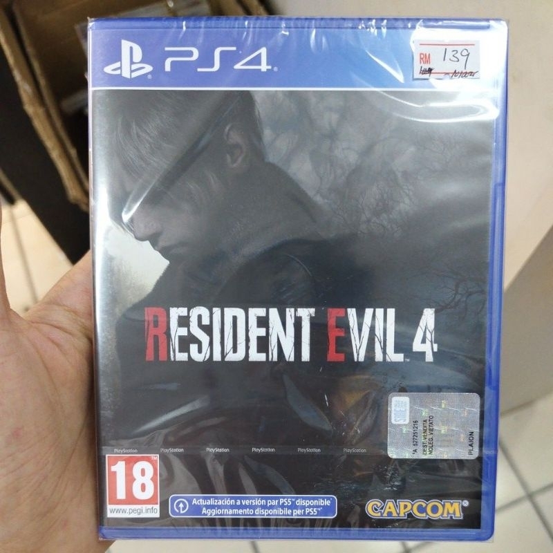 (NewSealed) Resident Evil 4 Remake R2 Ps4 Game Disc | Shopee Malaysia