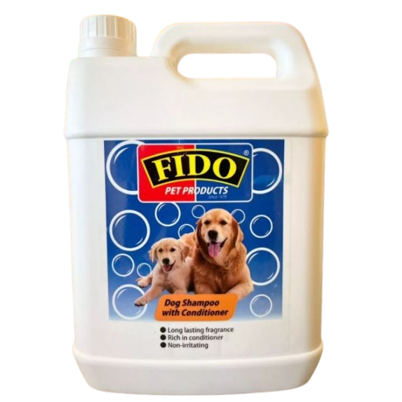 FIDO Product Dog Shampoo with Conditioner 4L for Pet Dogs 宠物狗洗发精 4公升 | Shopee Malaysia