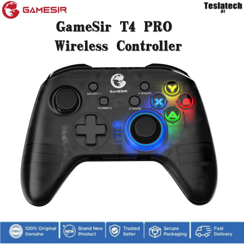 GameSir T4 Pro Wireless Gaming Controller Dual-Vibration and Turbo Gamepad Joystick PC ...
