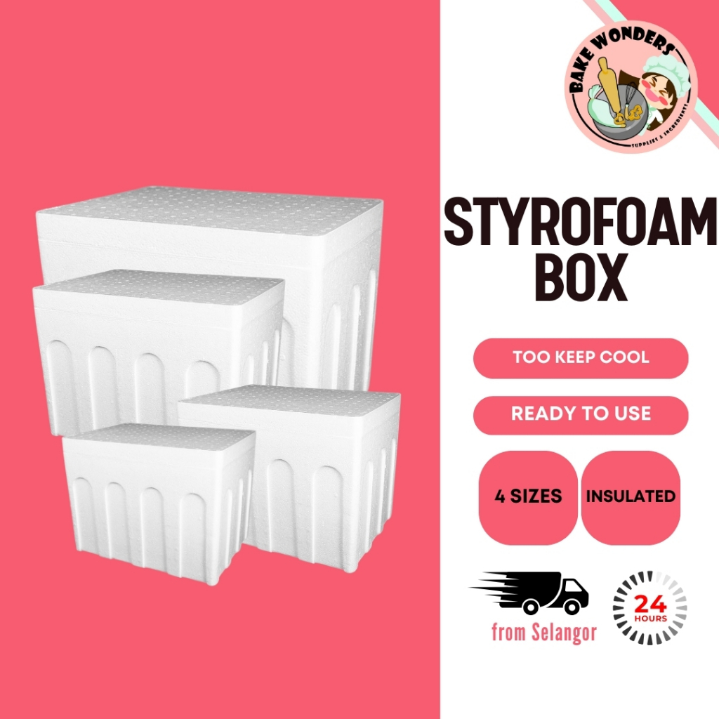Styrofoam Box Only/ Styrofoam Box/ Ice Box/ Small Styrofoam Box/ Large ...
